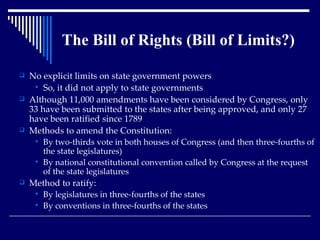 Ch. 2 The Constitution | PPT