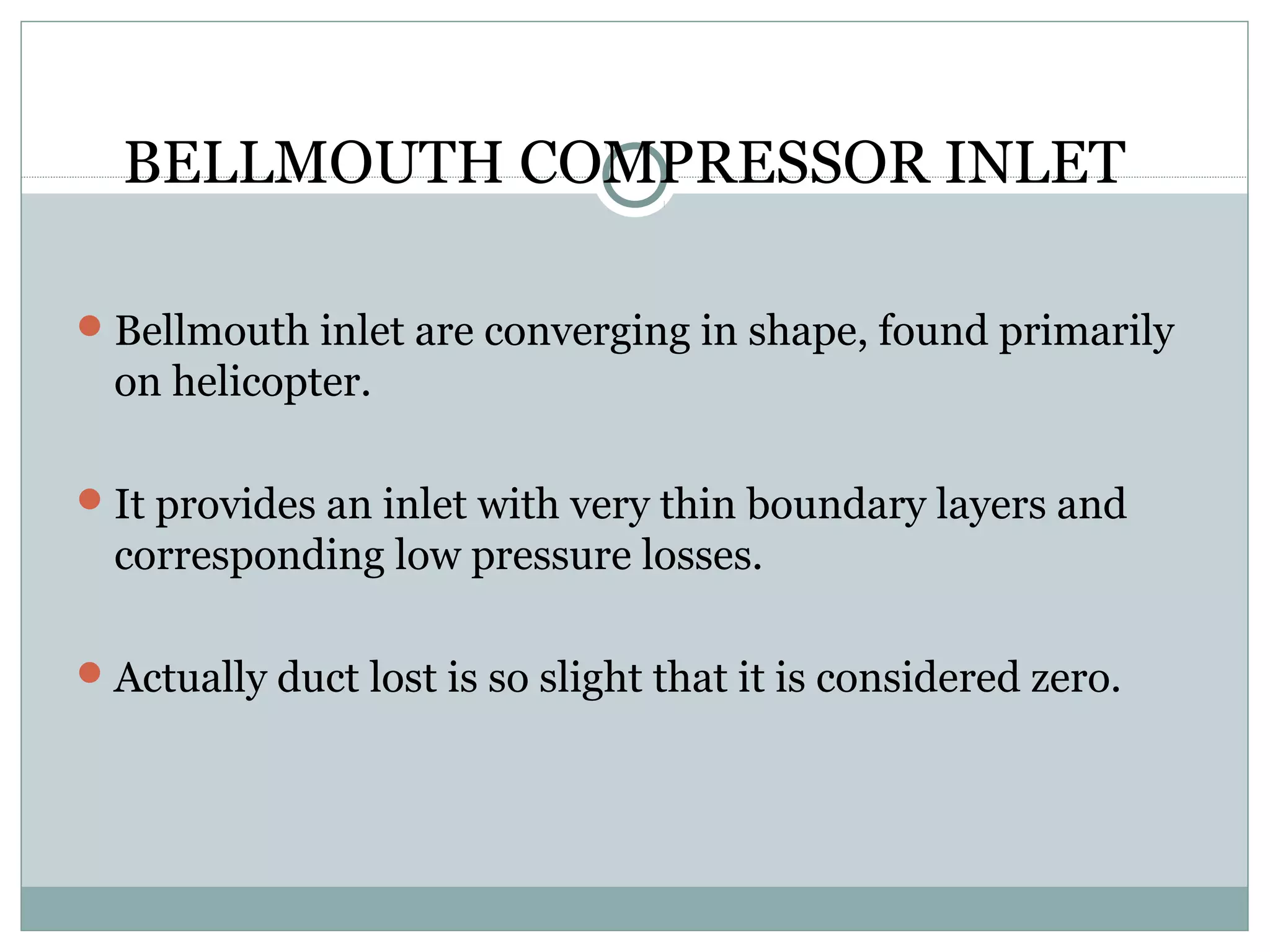 turbine engine intake | PPT