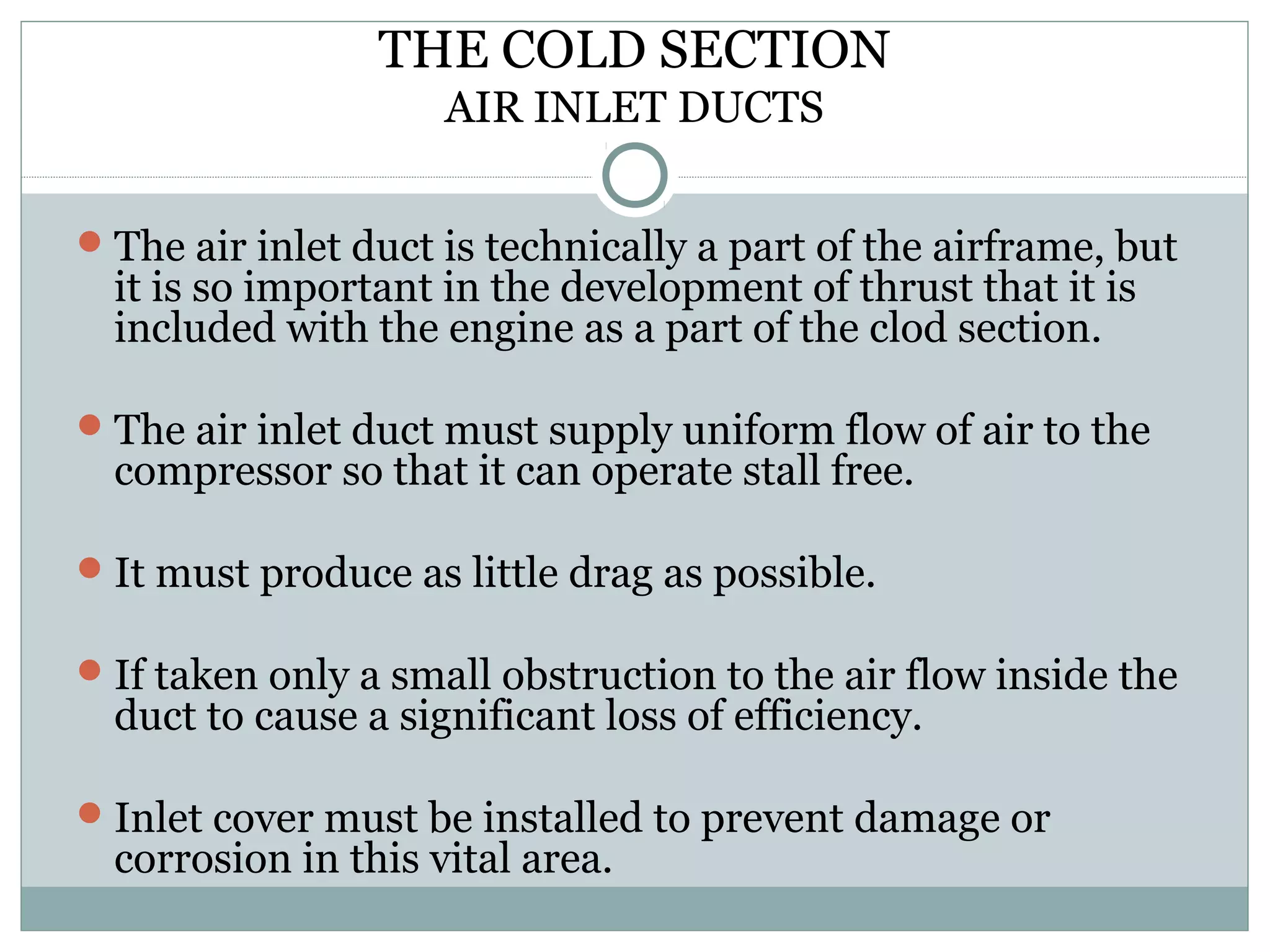 turbine engine intake | PPT