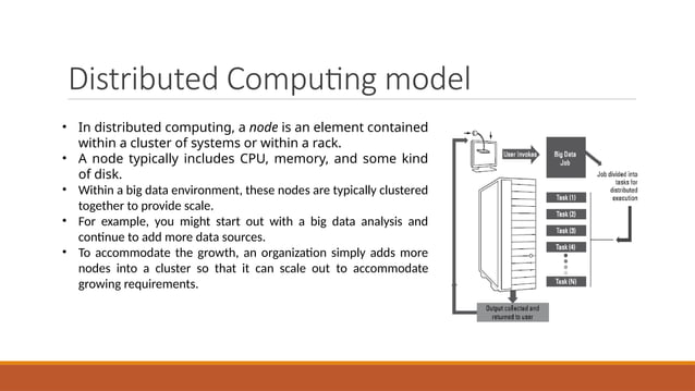 Big Data analytics subpart distributed computing | PPTX | Computer Networking | Computing