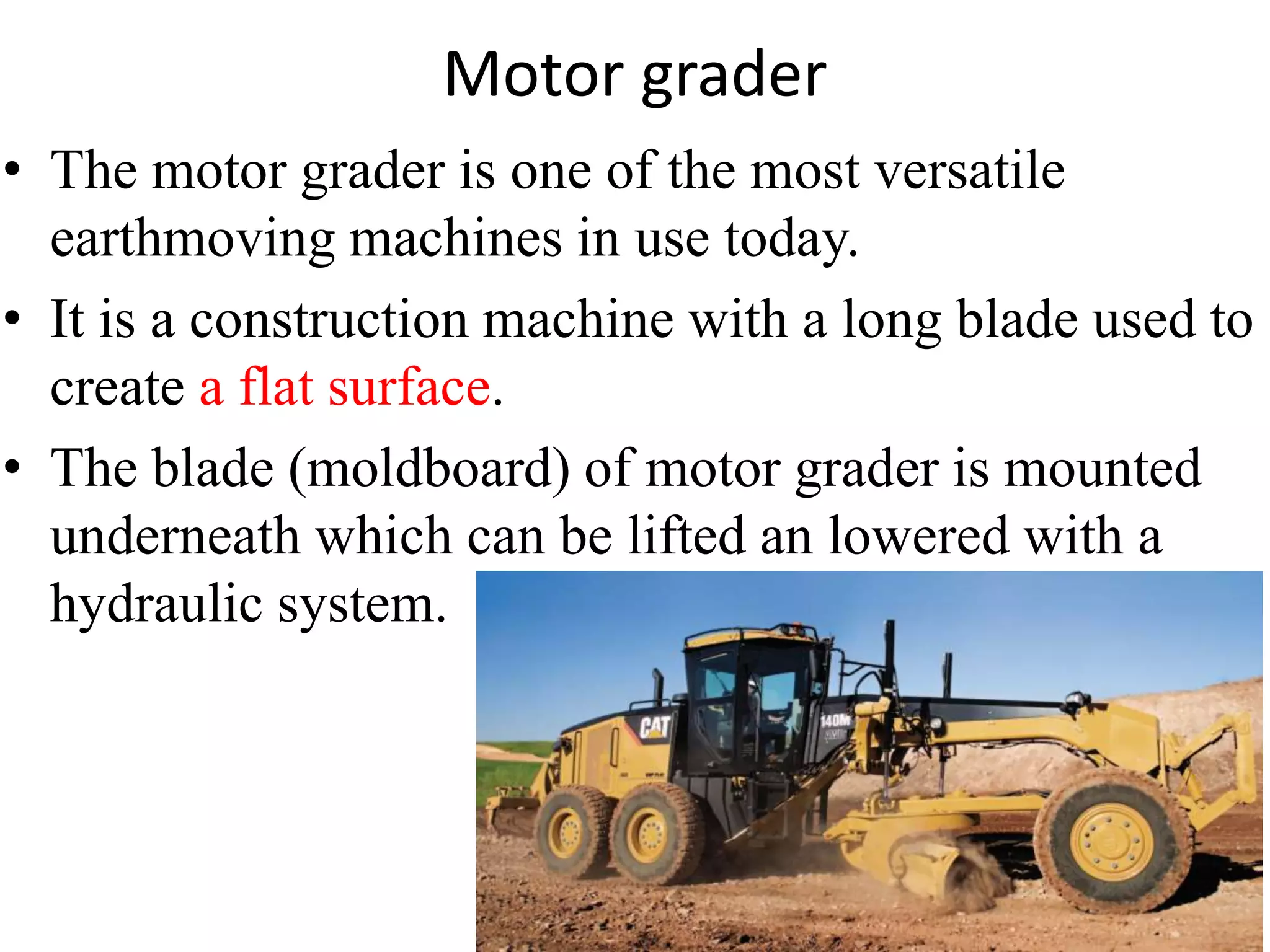 CH-3 -MOTOR Grader | PPTX
