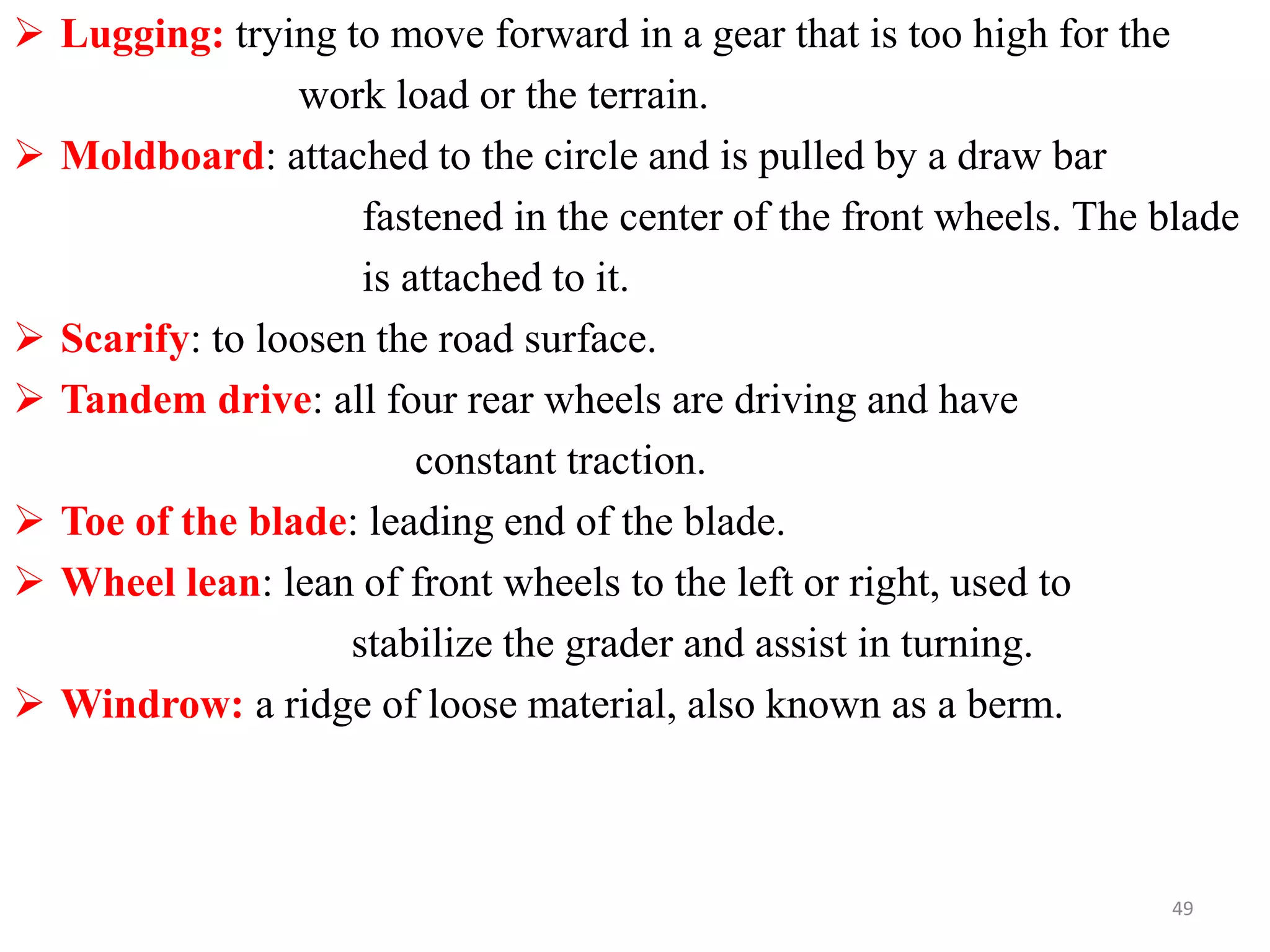 CH-3 -MOTOR Grader | PPTX