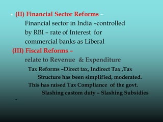 ch-3-economic-reforms-1991.pptx it's total reforms to 1950 to 1991 | PPTX