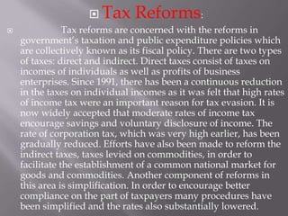 ch-3-economic-reforms-1991.pptx it's total reforms to 1950 to 1991 | PPTX