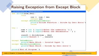 ch-3-exception-handling.pdf | Programming Languages | Computing