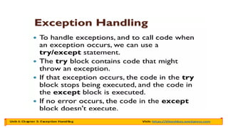 ch-3-exception-handling.pdf | Programming Languages | Computing