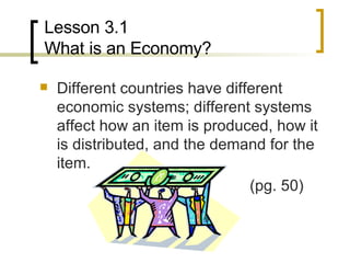 Ch. 3 Market Economy | PPT
