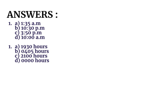 Ch 34 calender and time | PPT