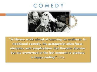 Dramatic Modes: Tragedy & Comedy (ch. 35) | PPT