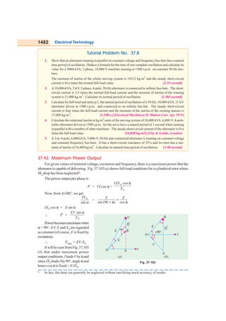 Alternators Pdf Notes Working Principle Pdf