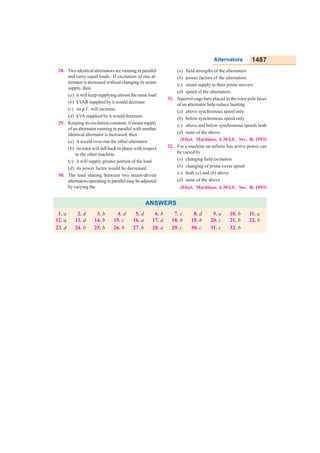 -Alternators.pdf notes working principle | PDF
