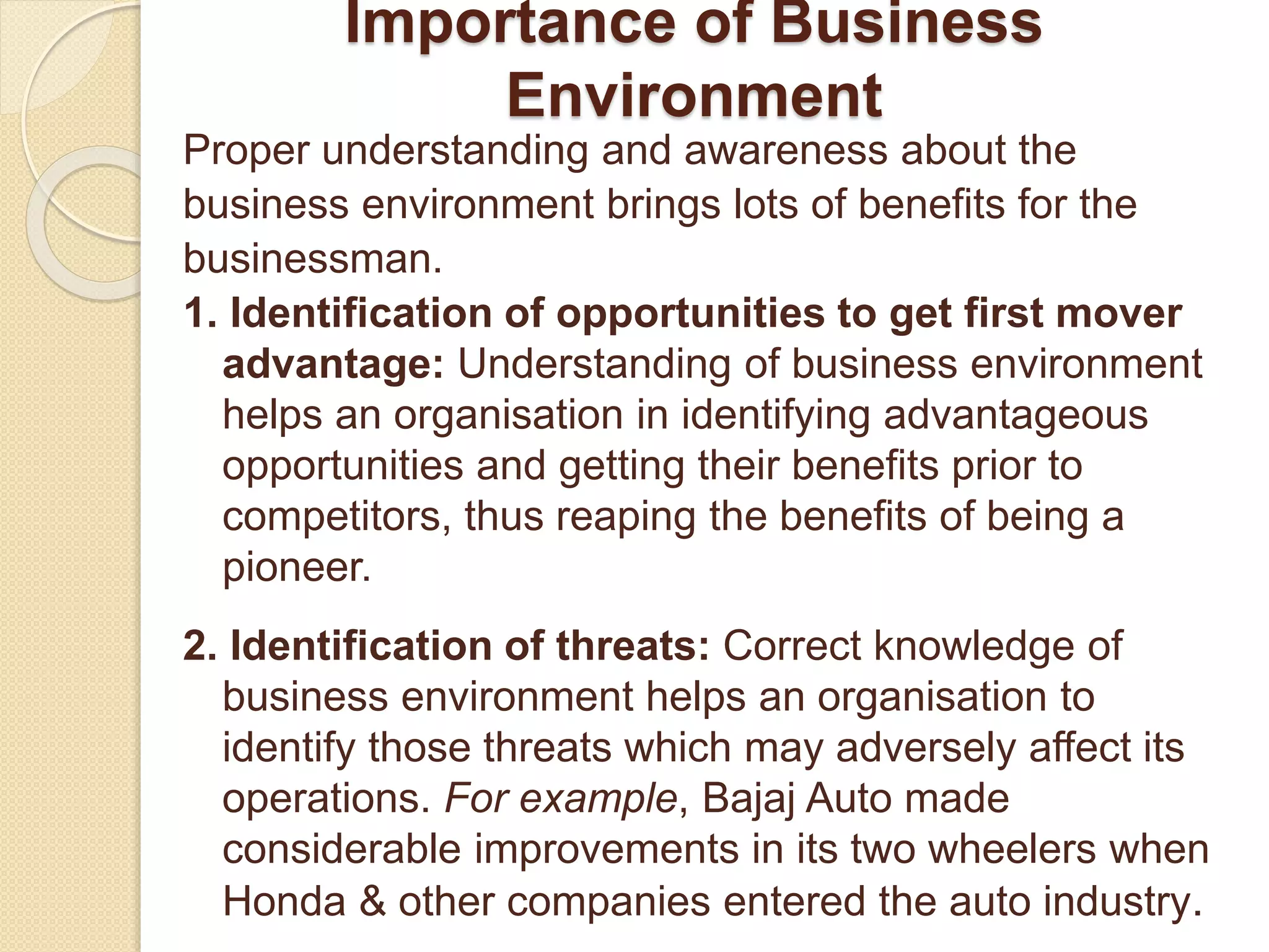 Business Environment | PPT