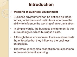 Business Environment | PPT