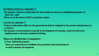 Ch-3 Classification of projects.pptx notes | PPT