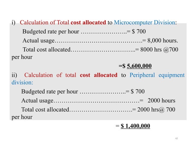 Chapter -3 Cost Allocation cost accounting.pptx | Business Accounting ...