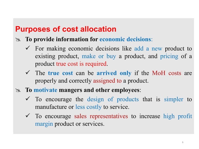 Chapter -3 Cost Allocation cost accounting.pptx | Business Accounting ...