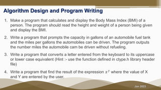 Basic Concepts of Programming - Practical Exercises | PPT