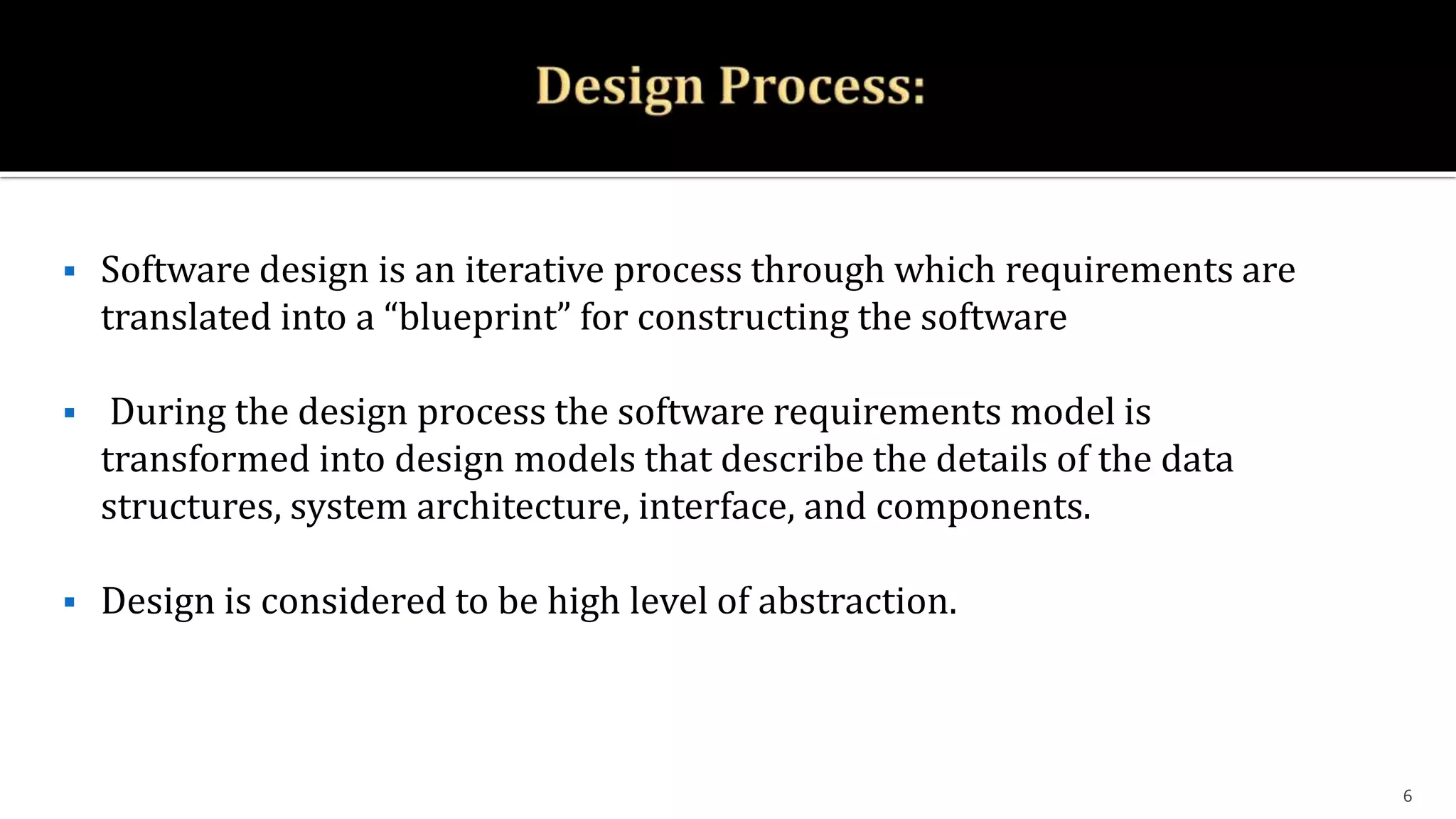 Design concept -Software Engineering | PPTX