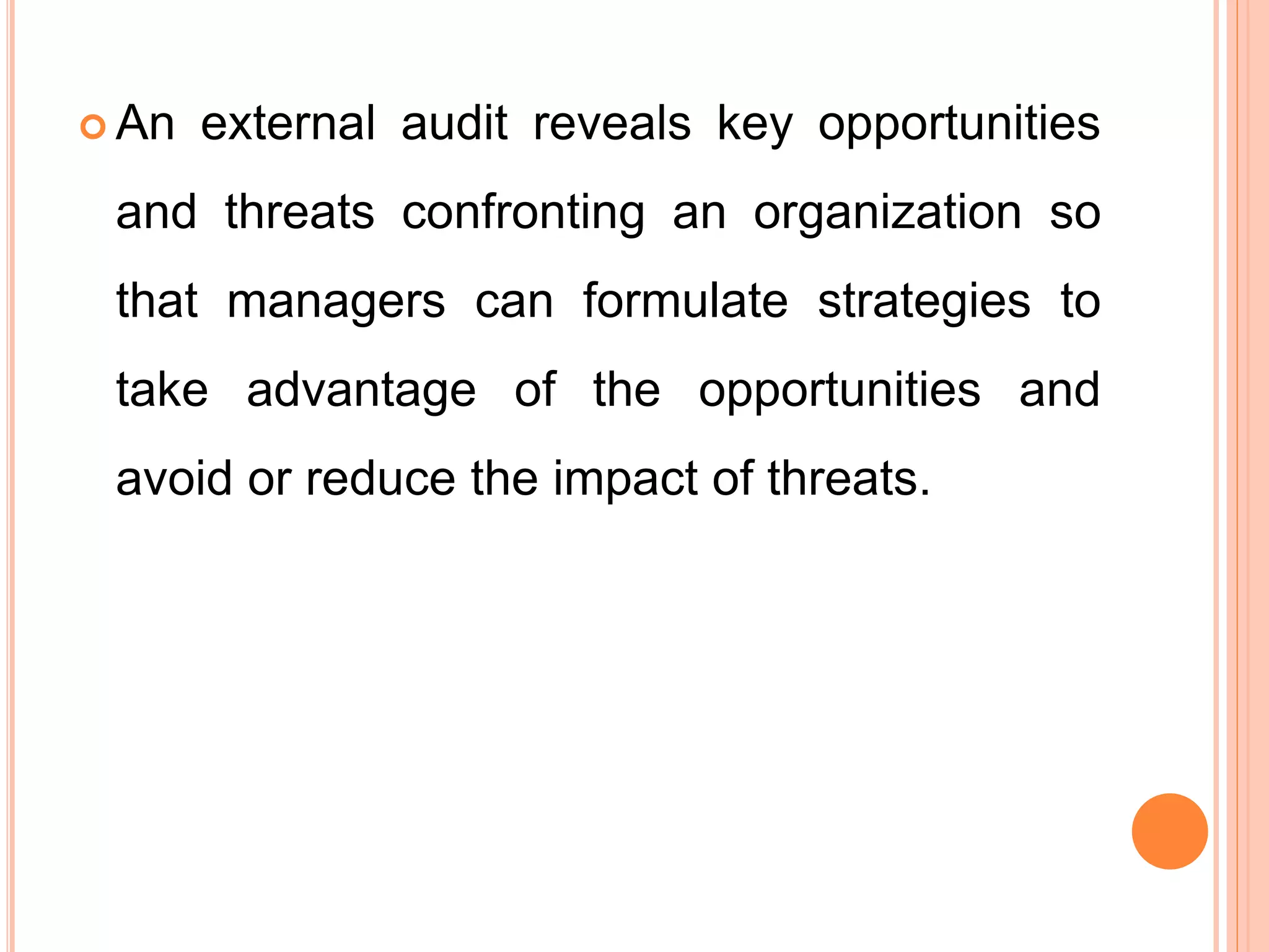 Chapter-3 External Assessment in Strategic Management | PPTX