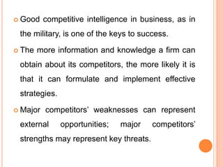 Chapter-3 External Assessment in Strategic Management | PPTX