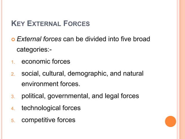 Chapter-3 External Assessment in Strategic Management | PPTX