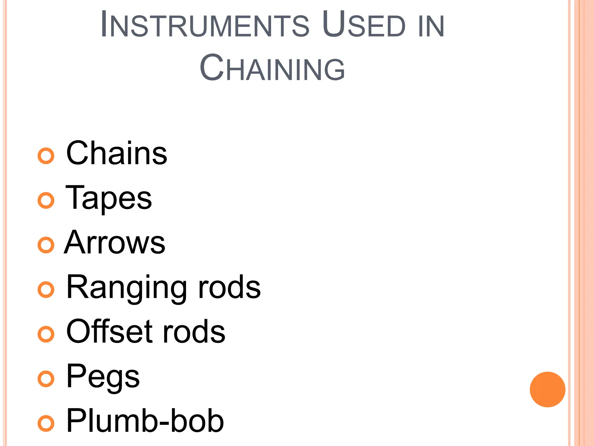LINEAR MEASUREMENT techniques in civil engineering | PPTX