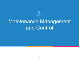 Maintenance management and control | PPTX