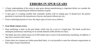 Ch-3: Measurement of screw thread and gear | PPTX
