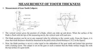 Ch-3: Measurement of screw thread and gear | PPTX