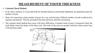 Ch-3: Measurement of screw thread and gear | PPTX