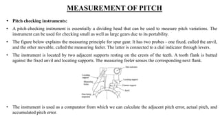 Ch-3: Measurement of screw thread and gear | PPTX