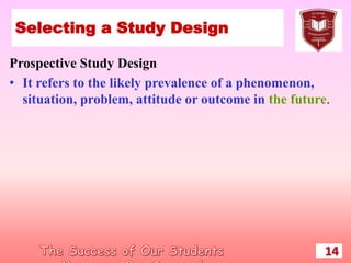 CH-3 Research Design.pptx | Educational Assessment | Education