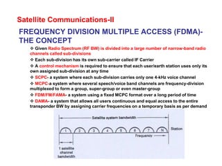 Ch 3 satellite communications ii | PPTX