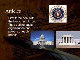 Ch. 3 The Constitution | PPT