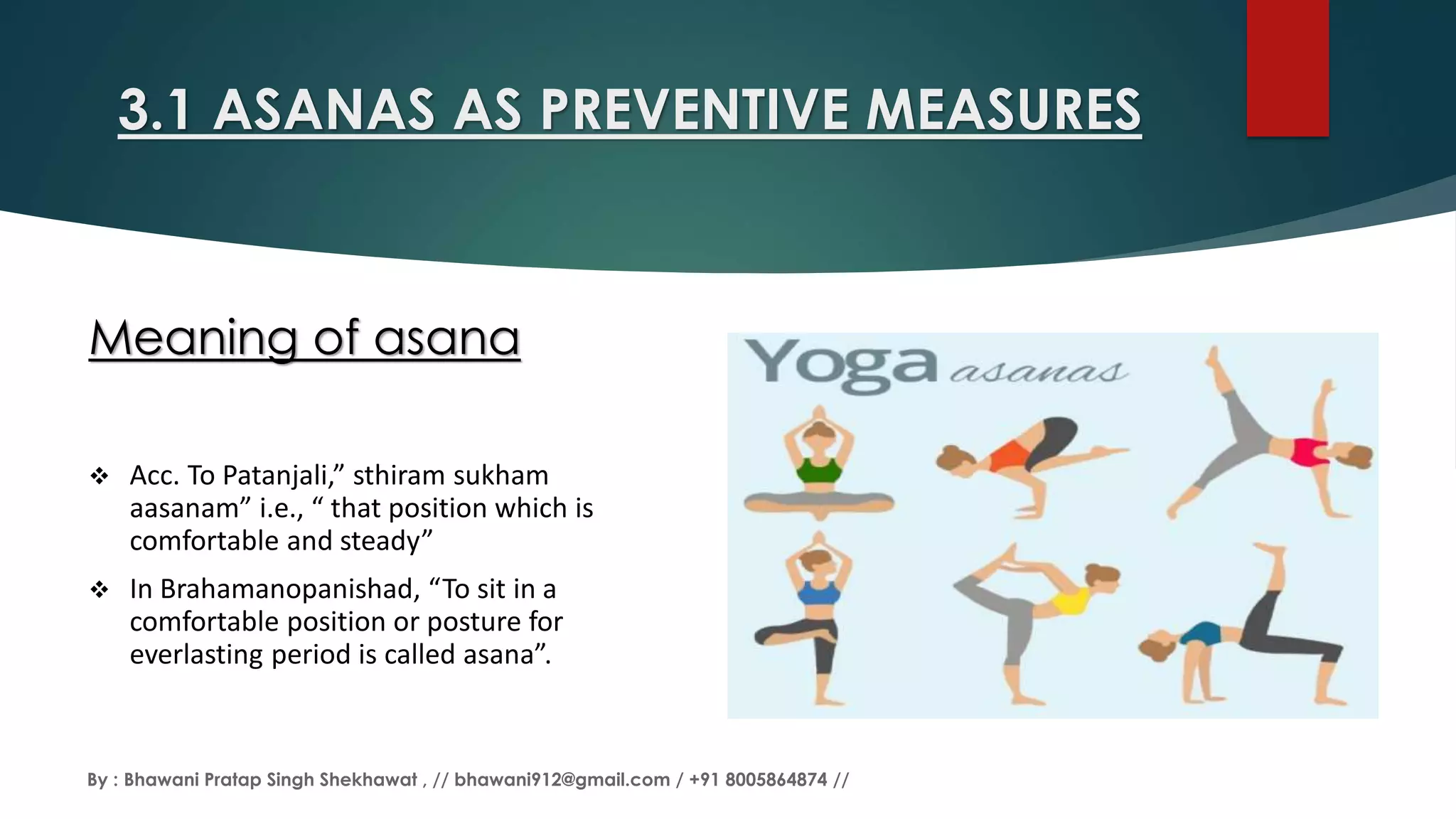 class 12th Ch 3 yoga and lifestyle 2020-21 by Bhawani Pratap Singh ...