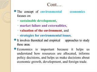 chapter four principle of environment management | PPTX