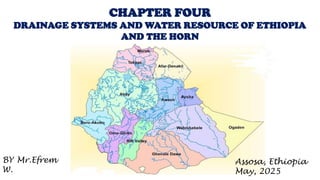 Drainage System and Water resource of Ethiopia Chapter-4.pdf (Mr. Efrem ...