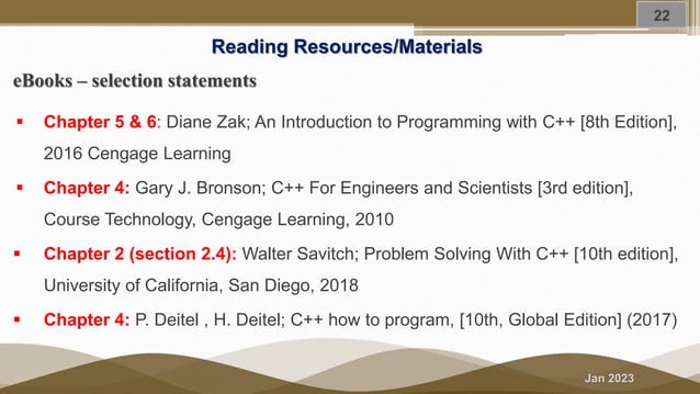 Fundamentals of Computer Programming Summary of Flow Controls | PPT