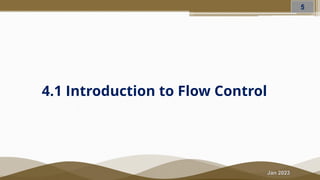 Fundamentals of Computer Programming Summary of Flow Controls | PPT