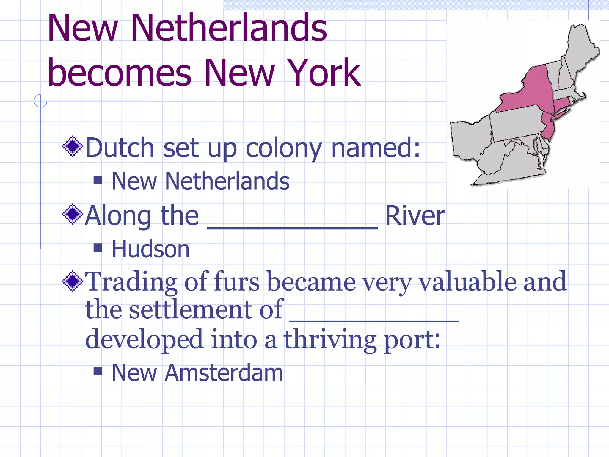 Ch 4, Sec 2 Middle Colonies | PPT