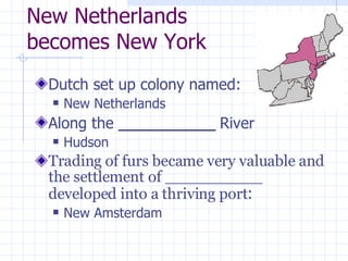 Ch 4, Sec 2 Middle Colonies | PPT