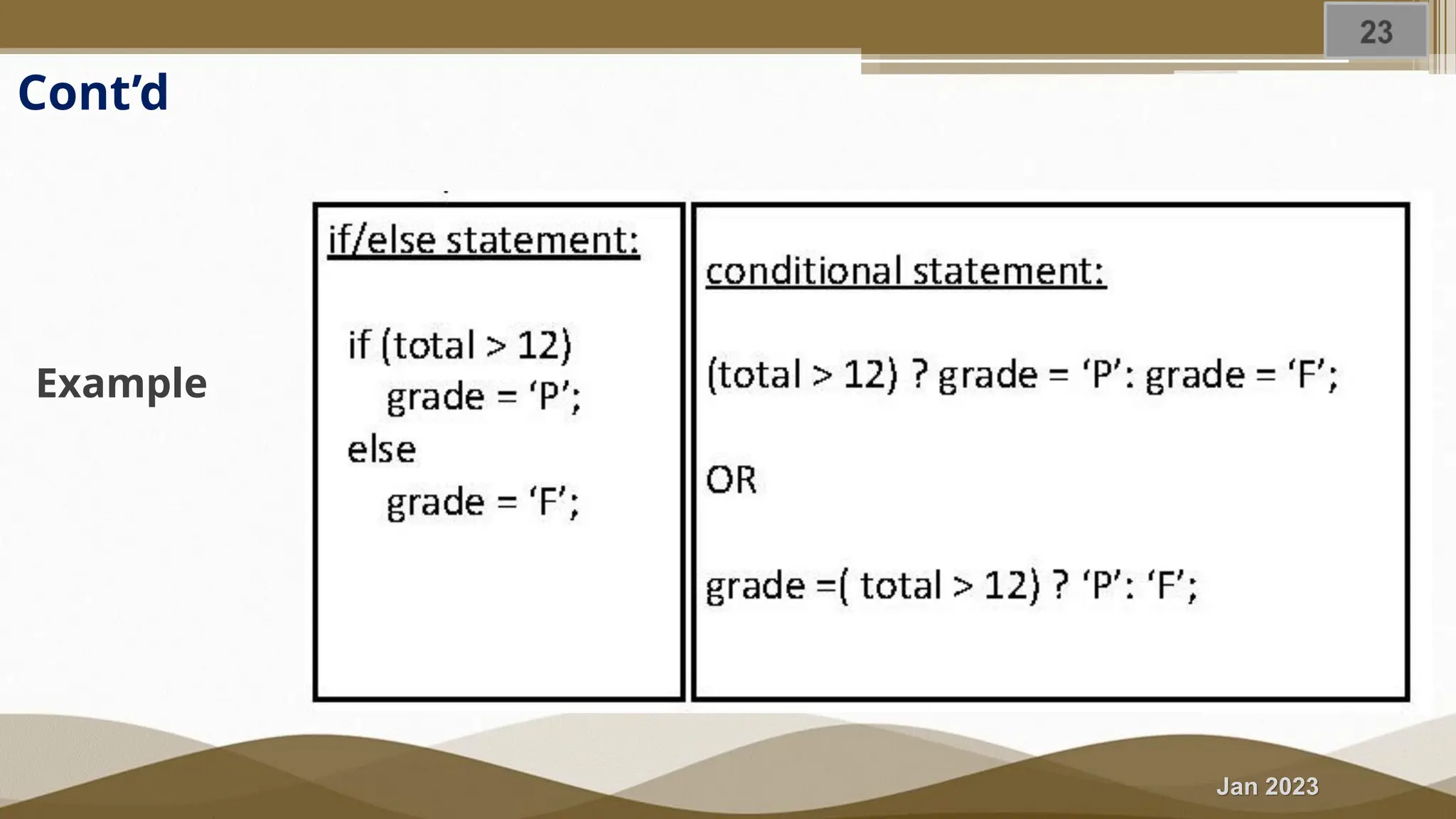 Fundamentals Of Computer Programming Flow Of Control I Pdf