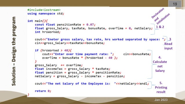 Fundamentals of Computer Programming - Flow of Control I | PDF