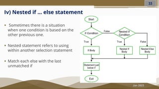 Fundamentals of Computer Programming - Flow of Control I | PDF