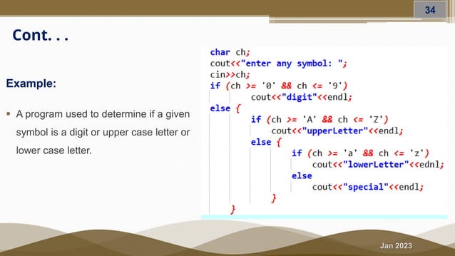 Fundamentals of Computer Programming - Flow of Control I | PDF