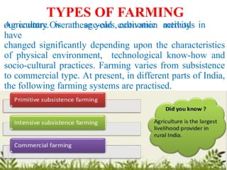 ch-4 Agriculture class 10th social science | PPTX