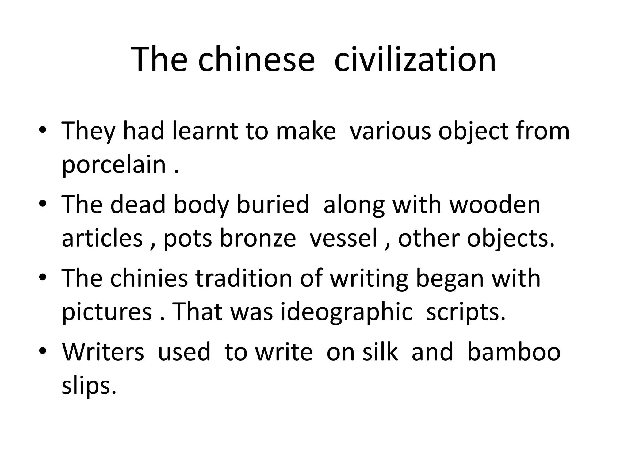 Ch 4 ancient civilization of the world | PPTX