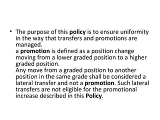 Ch 4 contd.promotions and transfers | PPT