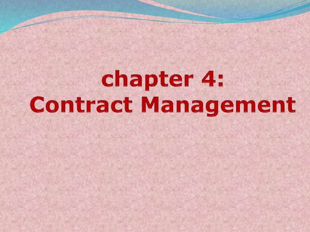 CH-4 Contract Management.ppt