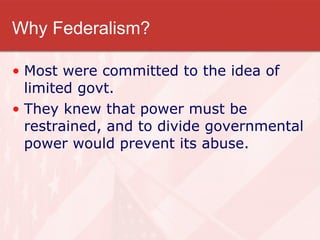 Ch. 4 federalism | PPT